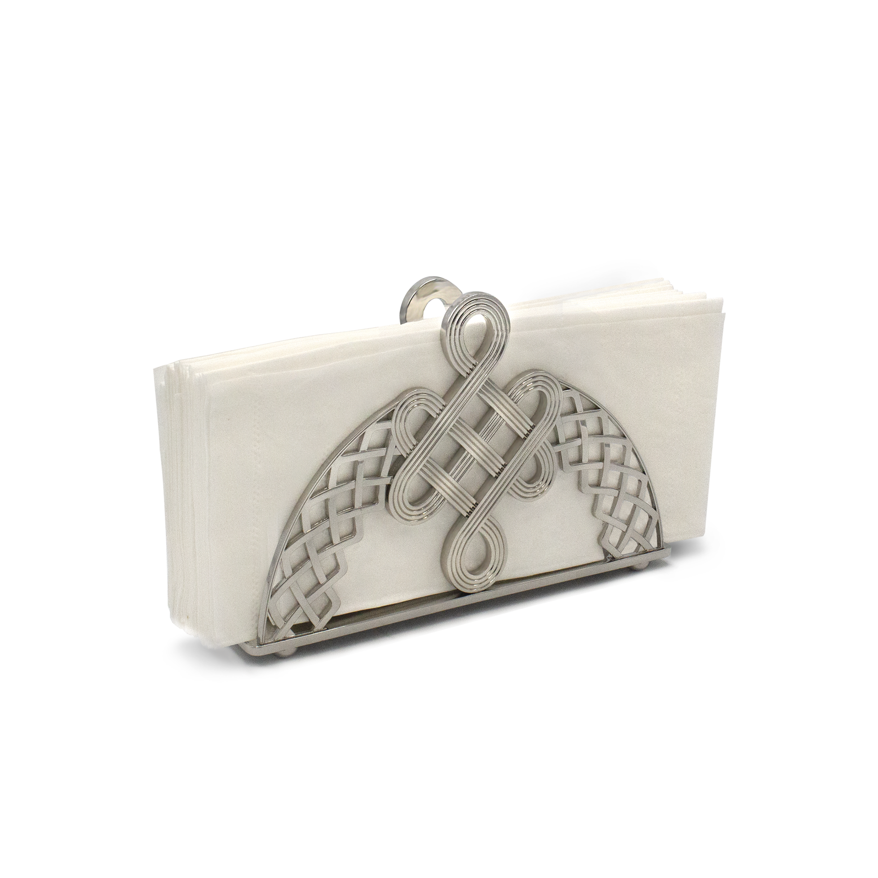 ULZII collection - ULZII Napkin Holder, Silver | BAIGAL