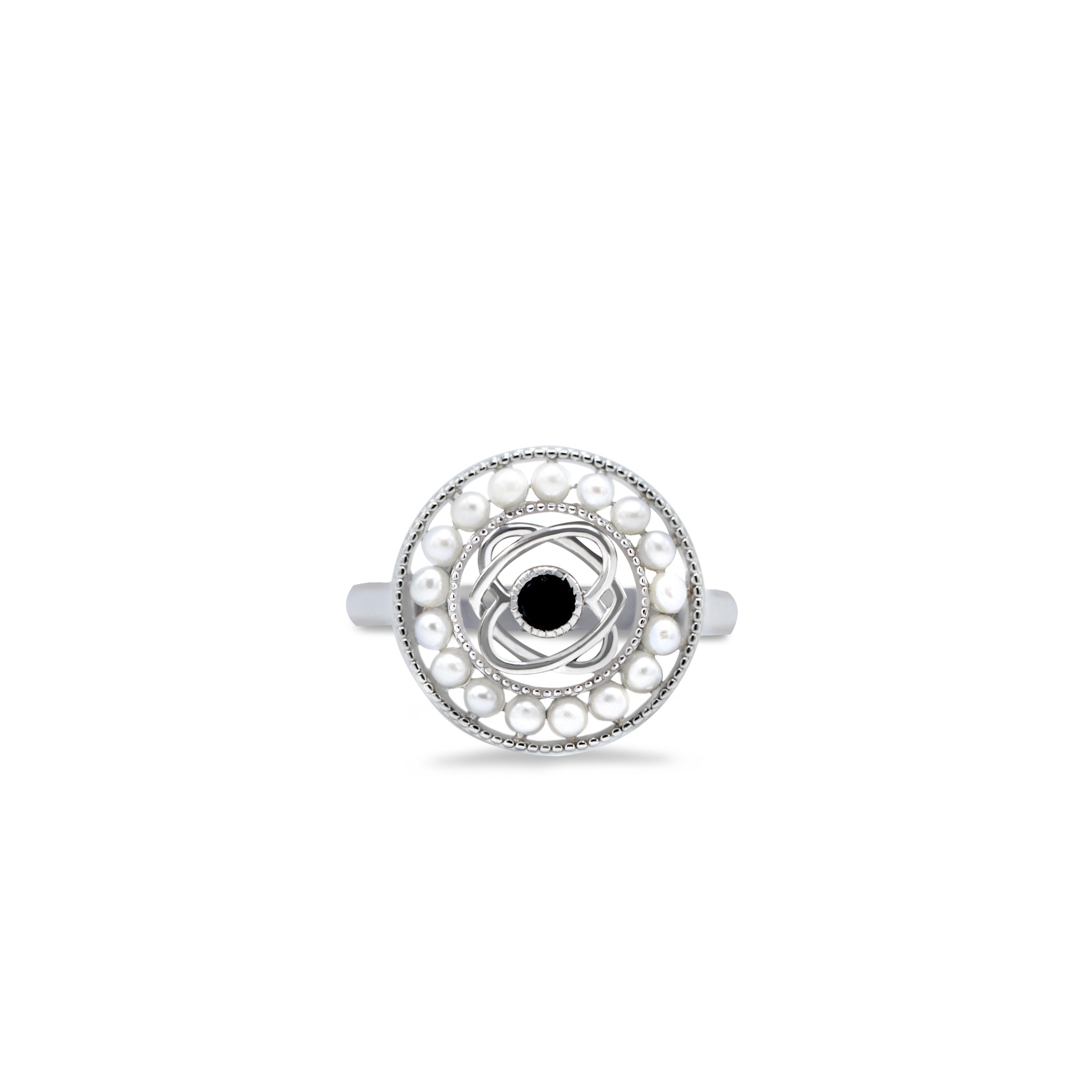 BAIGAL SIGNATURE collection - BAIGAL Pearl Halo Ring | BAIGAL