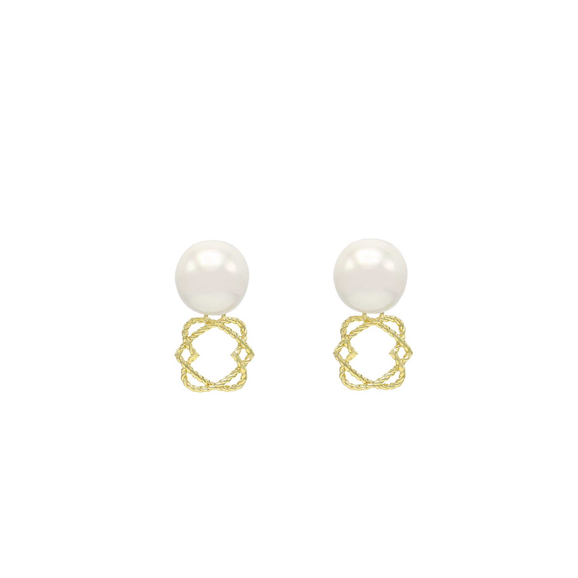 BAIGAL SIGNATURE collection - BAIGAL Twist Drop Earrings | BAIGAL